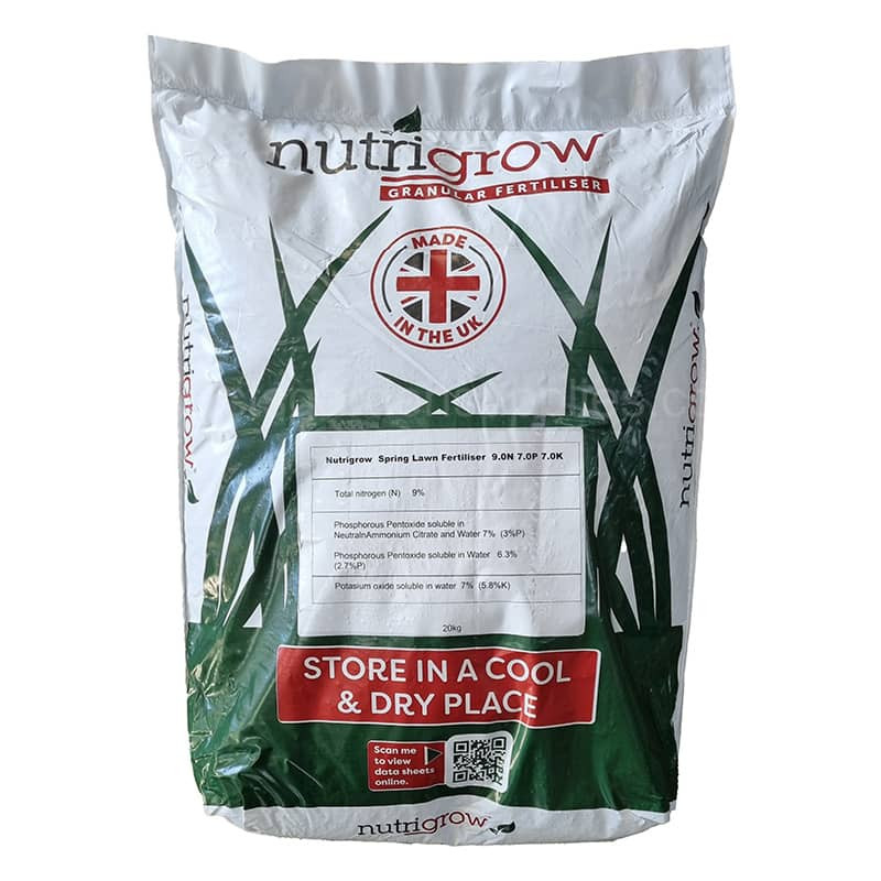 Nutrigrow Spring Lawn 9-7-7 Fertiliser - 20kg