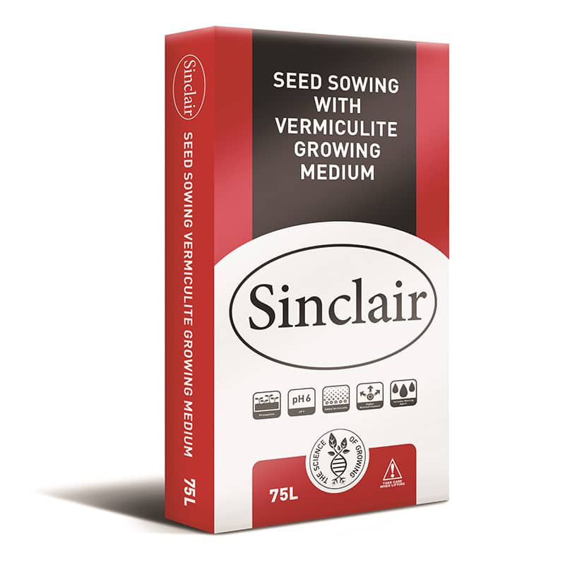 Sinclair Growing Medium Seed Sowing with Vermiculite - 75L