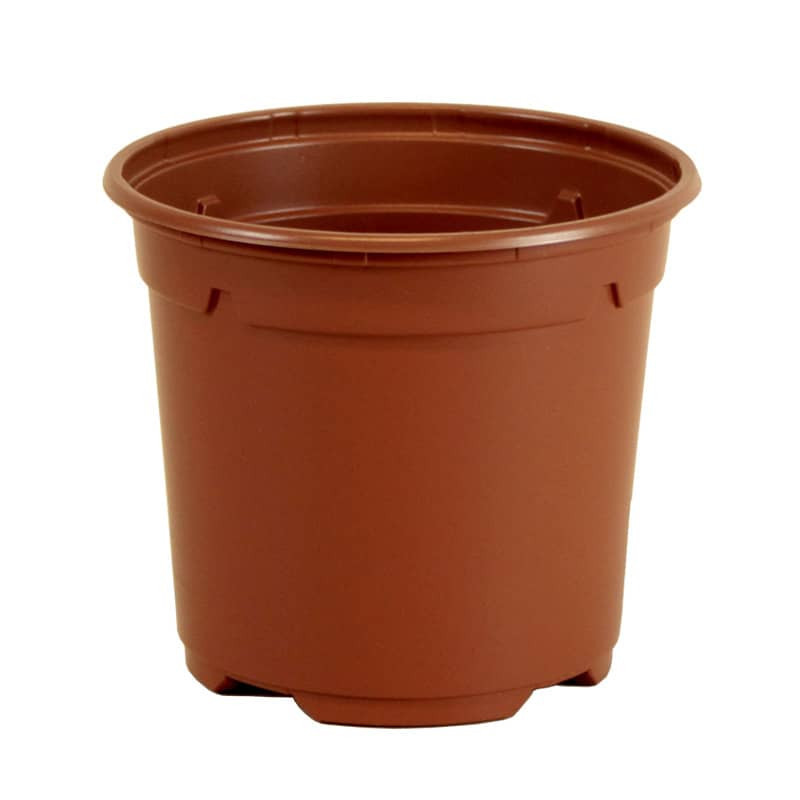 Soparco 5 Degree Duo High Round Terracotta Plastic Plant Pot 14cm x 12 ...