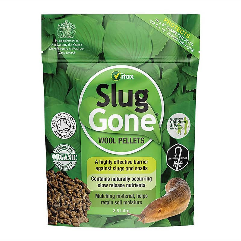 Vitax Slug Gone Wool Pellets - 3.5L